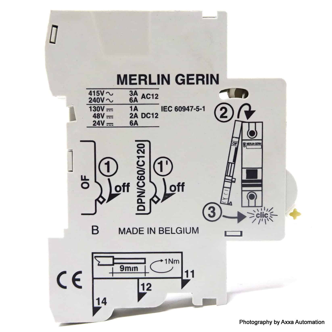 Auxiliary Switch 26924 Merlin Gerin 3A 415VAC 26924 - Axxa - Motor ...