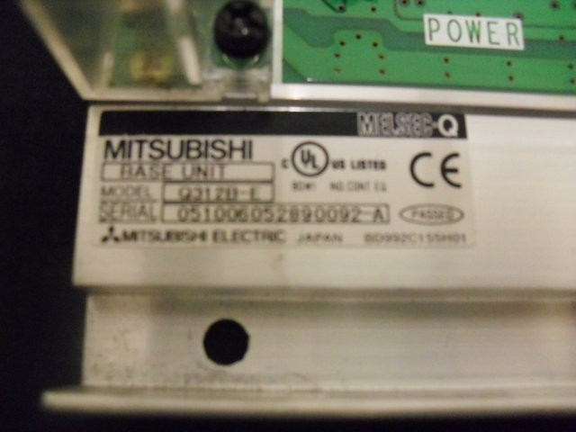 Base Unit Q312B-E Mitsubishi Q312BE USED UNIT - Axxa - Motor Control ...