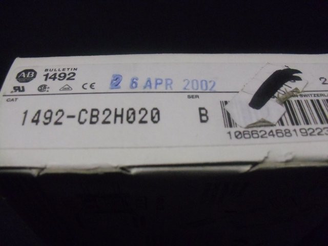 Circuit Breaker Allen Bradley 1492-CB2H020 - Axxa - Motor Control ...