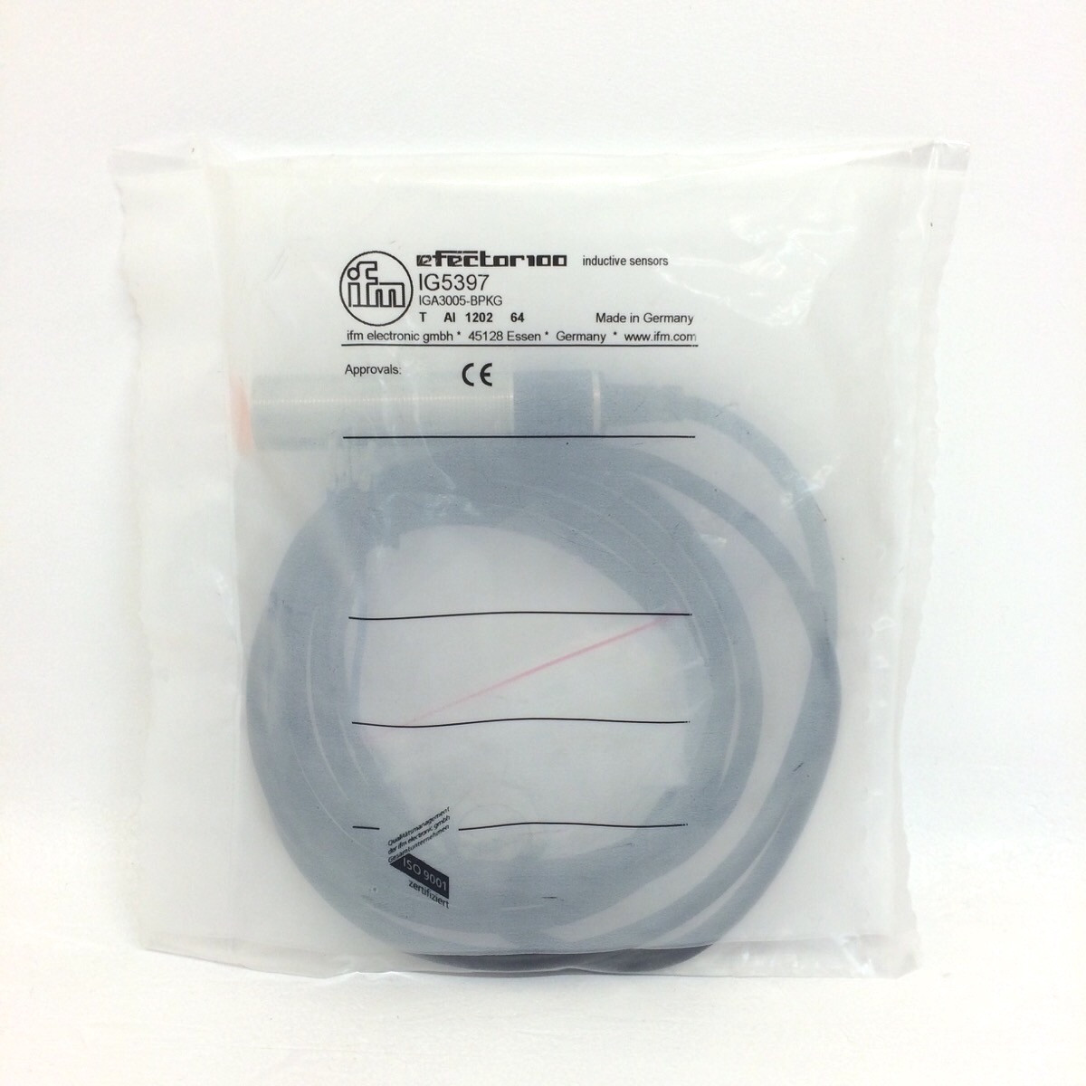 Proximity Sensor IGA3005-BPKG IFM IG5397 - Axxa - Motor Control ...