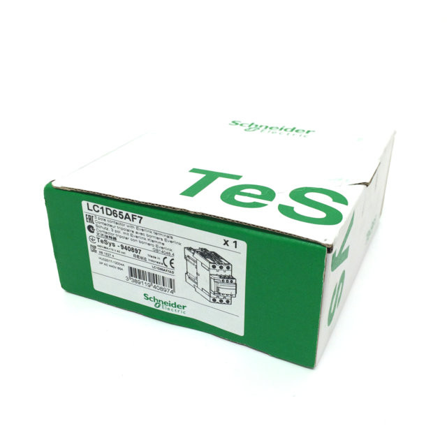 Contactor LC1D65AF7 Schneider 30kW 110VAC 940897 - Axxa - Motor Control ...