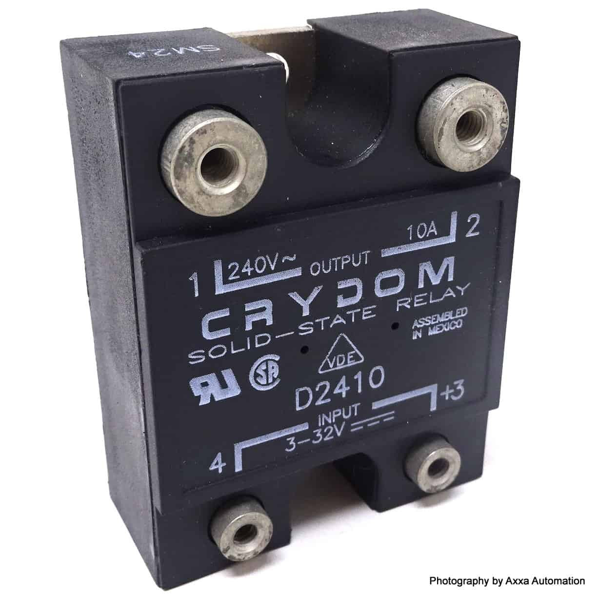 Relay D2410 Crydom 32V 10A D2410 - Axxa - Motor Control & Automation