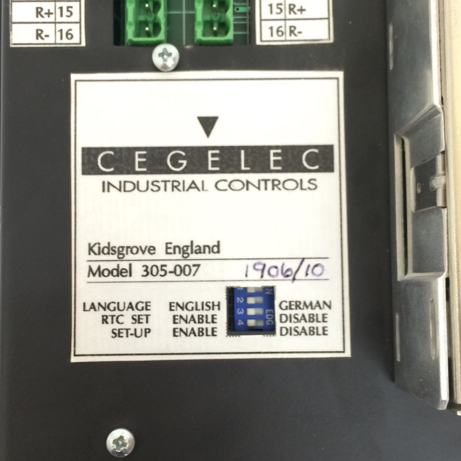 GEM80 Communicator CEGELEC 305-007 Operator Panel *NEW* - Axxa - Motor ...