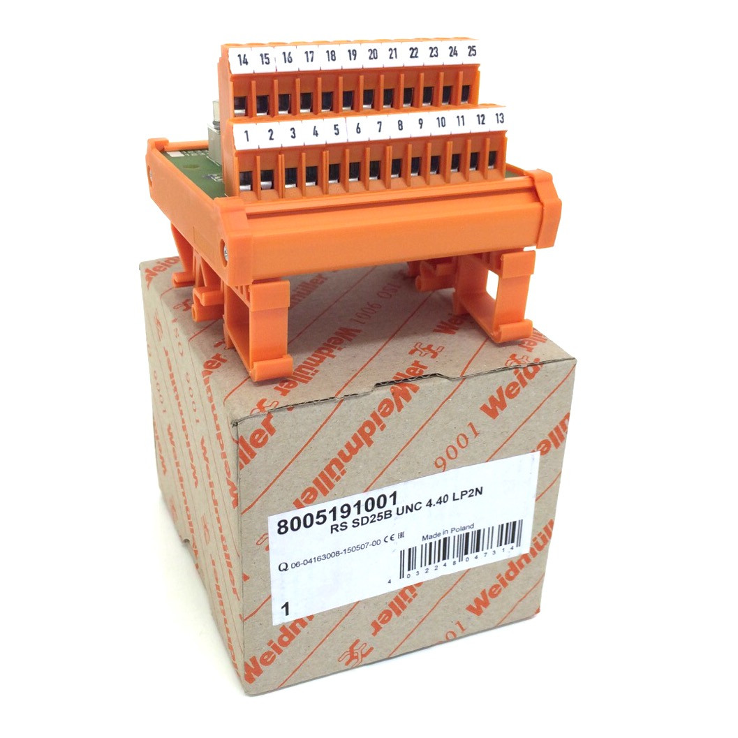 Interface connector 800519-1001 Weidmuller 8005191001 - Axxa - Motor ...