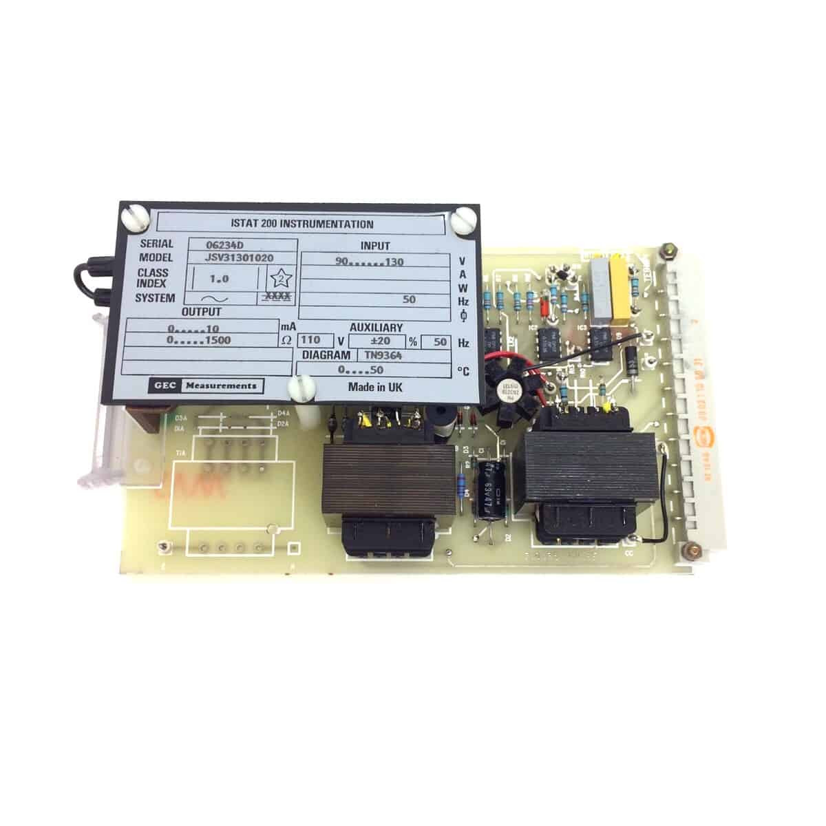 PCB Unit JSV31301020 GEC ISTAT 200 *New* - Axxa - Motor Control ...