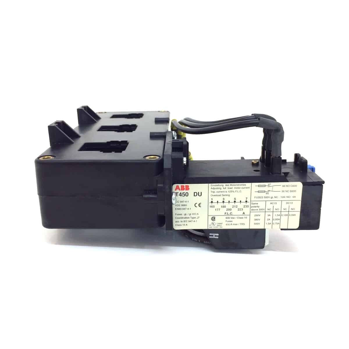 Overload Relay T450-DU-235 ABB 165-235A GJZ-542-1001-R0002 *New* - Axxa ...