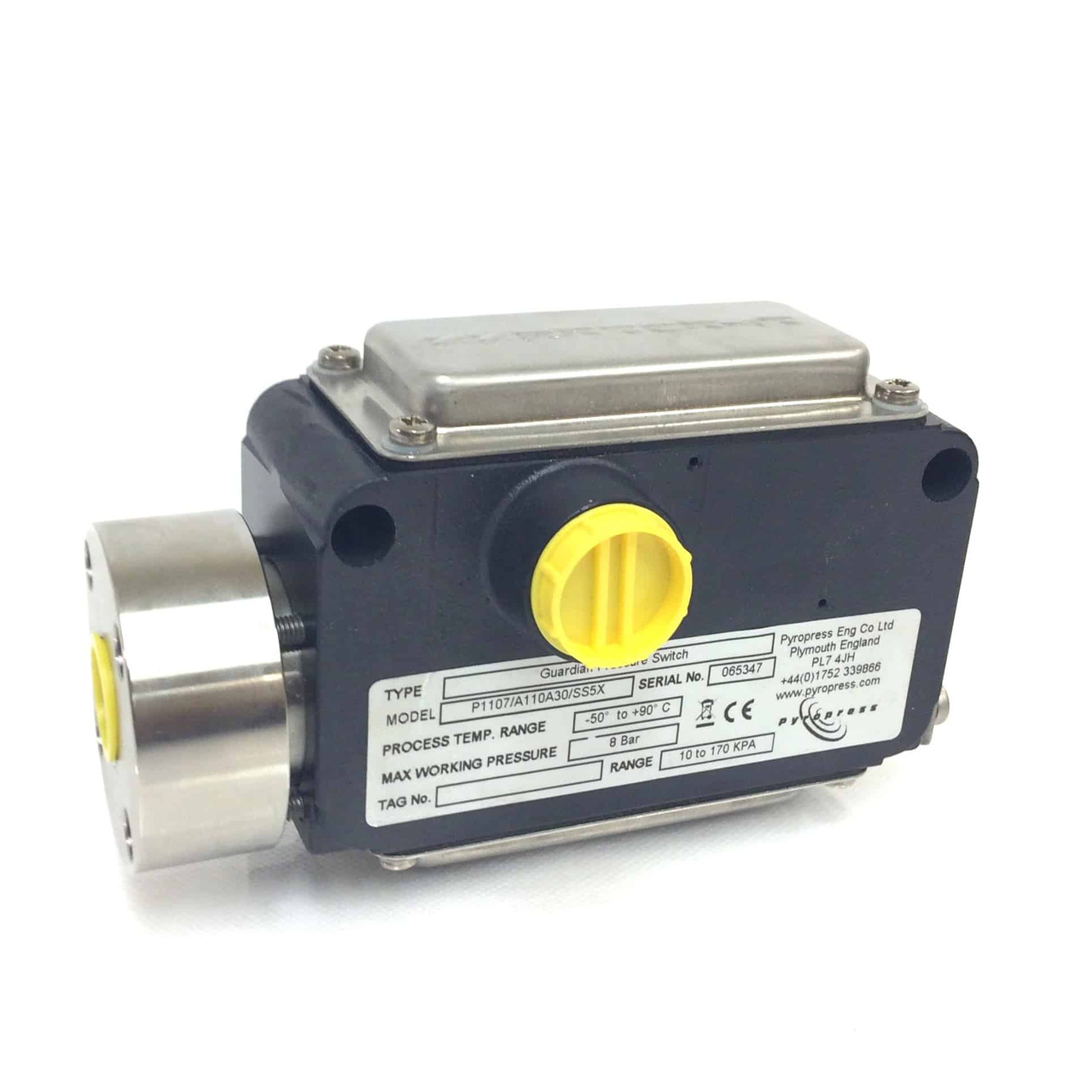 Guardian pressure switch P1107/A110A30/SS5X Pyropress P1107A110A30SS5X ...