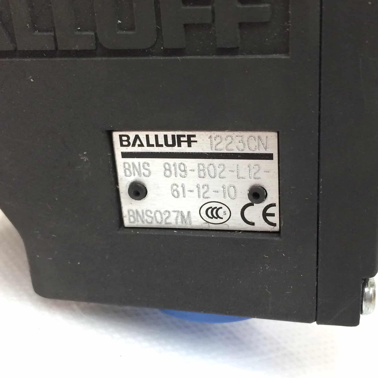 Limit Switch BNS-819-B02-L12-61-12-10 Balluff BNS027M - Axxa - Motors ...