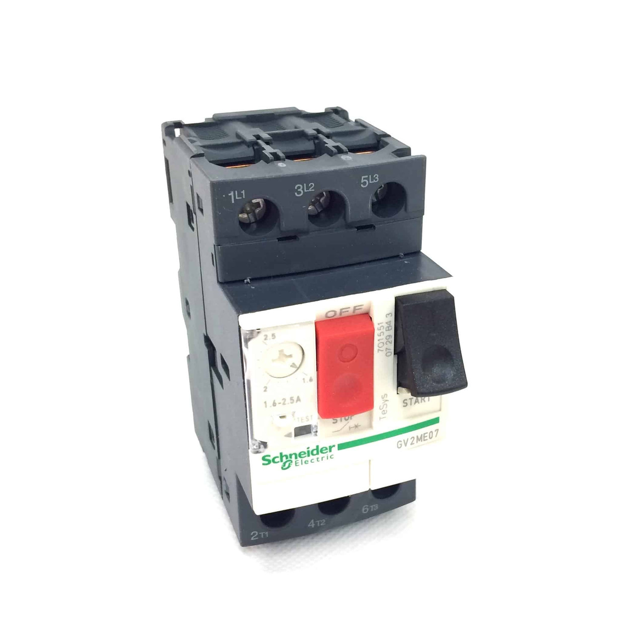 Motor circuit Breaker GV2ME07 034307 Schneider 1.6-2.5A GV2-ME07 - Axxa ...