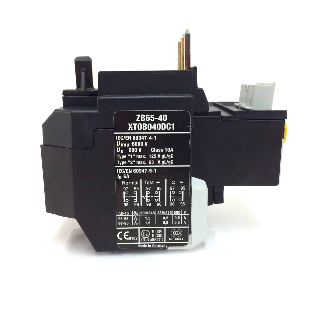 Overload Relay ZB65-40 Moeller/Eaton ZB6540 24-40A XTOB040DC1 *NEW ...