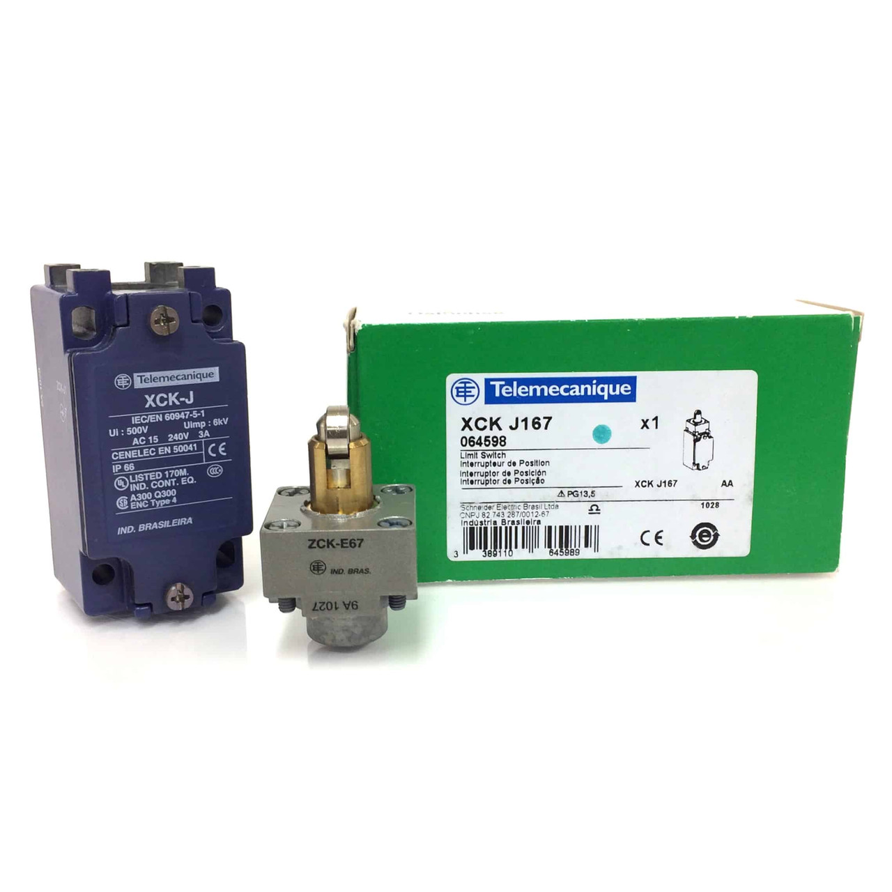 Complete Limit Switch XCK-J167 Telemecanique 064598 XCKJ167 - Axxa ...