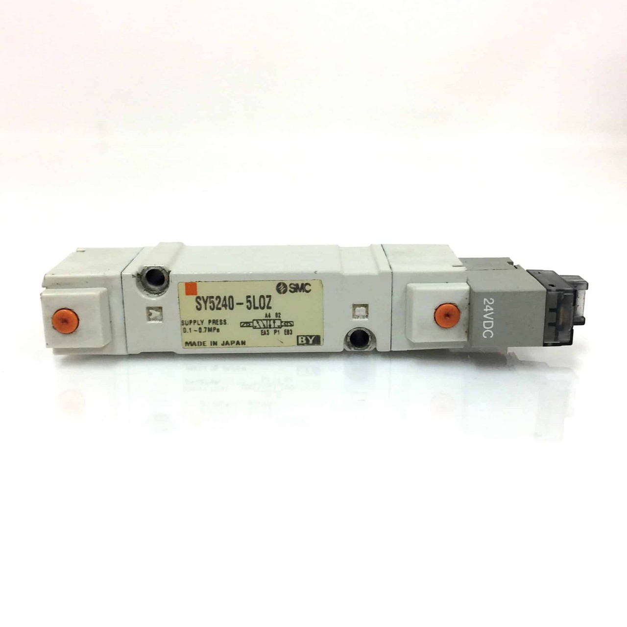 Solenoid Valve 24VDC Base mounted SY5240-5LOZ SMC SY52405LOZ *Used ...