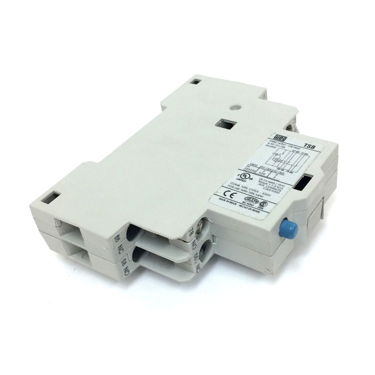Contact Block TSB-22 Weg Side Mount TSB22 *New* - Axxa - Motor Control ...