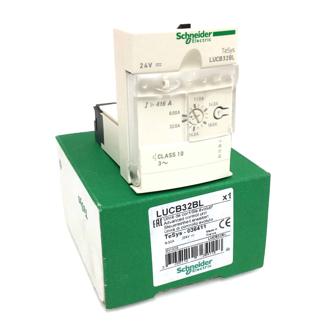 Advanced Control Unit LUCB32BL Schneider 24VDC 15kW 8-32A 036411 - Axxa ...