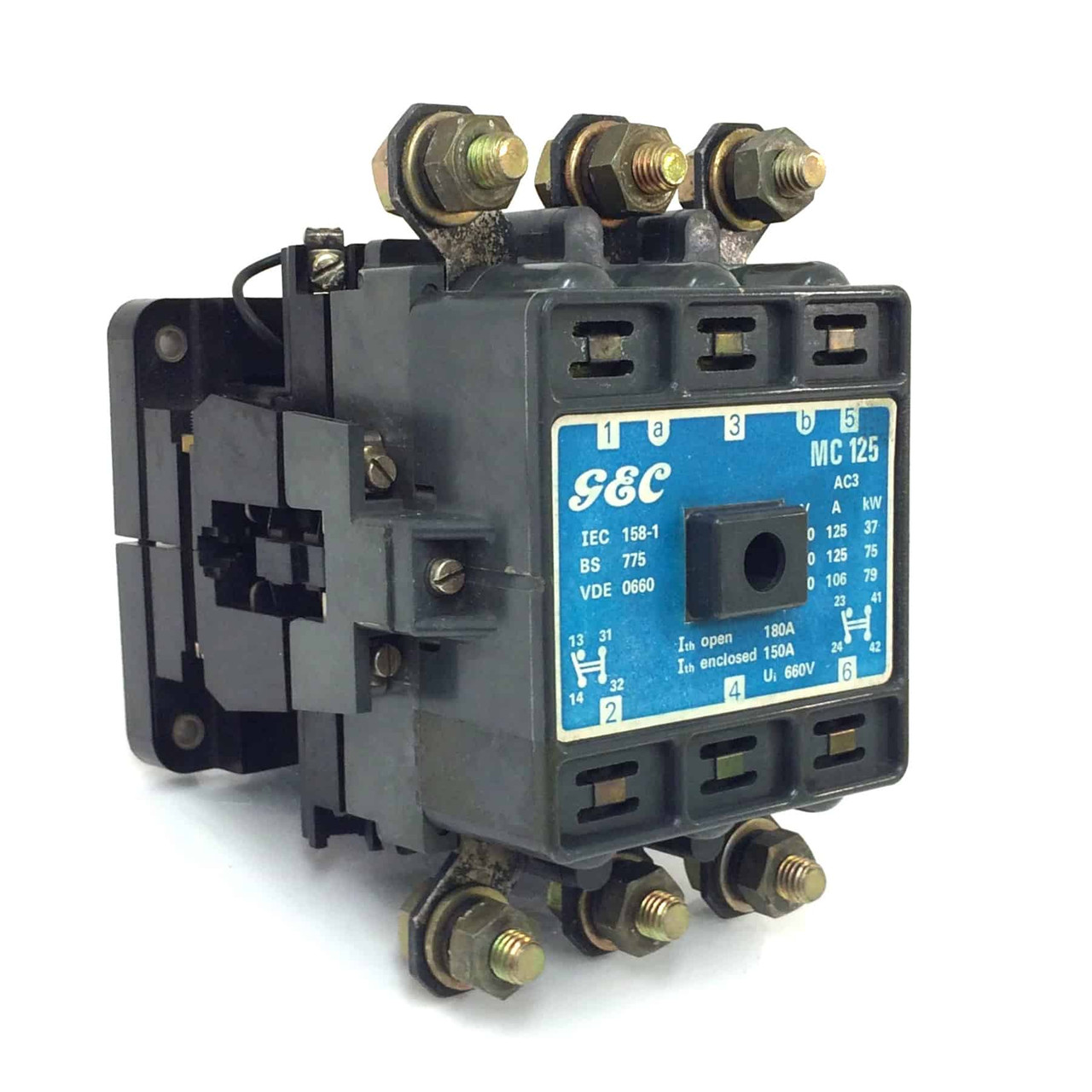 Contactor MC125-110V GEC 110VAC 75kW MC-125110V *New* - Axxa - Motor ...