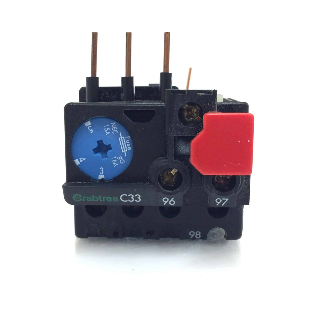 Overload Relay C33-47500/KC Crabtree 3-5A C33 47500/KC - Axxa - Motor ...