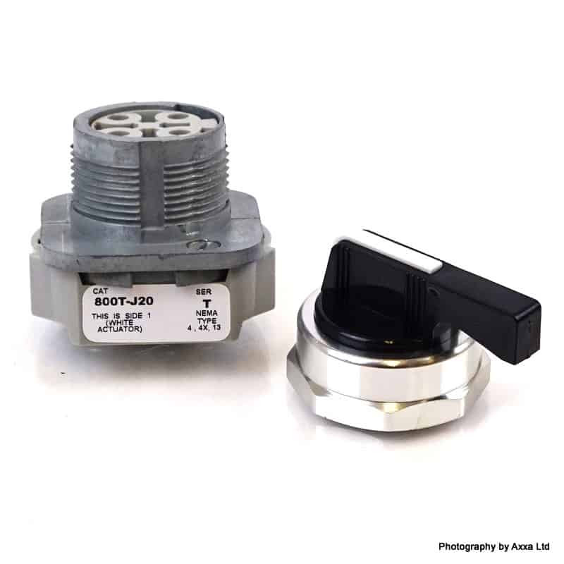 Selector Switch 800T-J20 Allen Bradley 3 Position 800TJ20 - Axxa ...