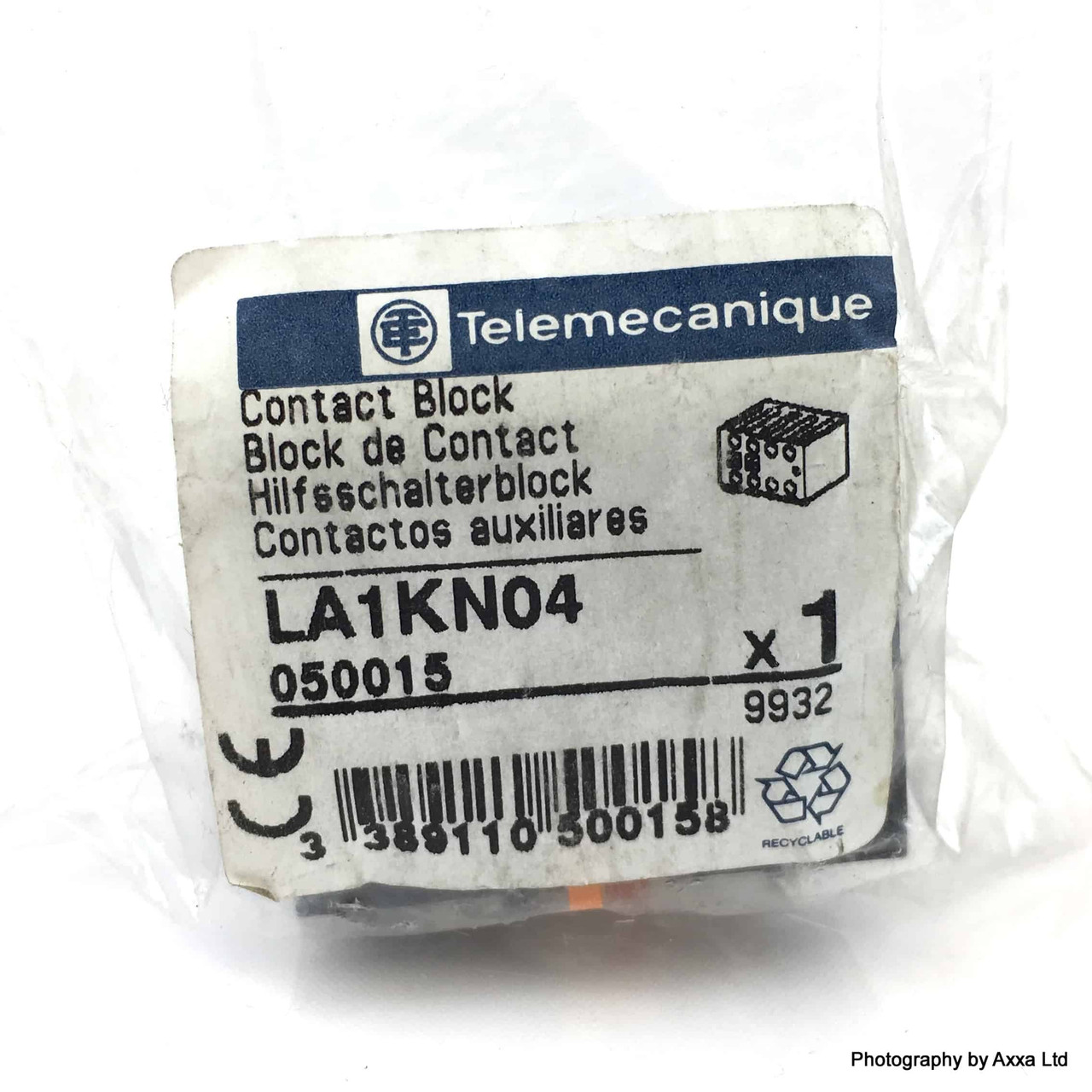 Auxiliary Contact Block LA1KN04 Telemecanique 4NC 050015 LA1-KN04 ...