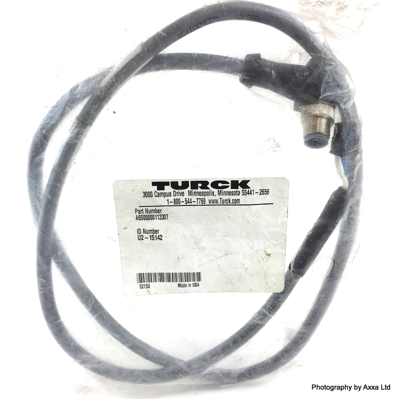 Cable U2-15142 Turck A6S00000113307 - Axxa - Motor Control & Automation