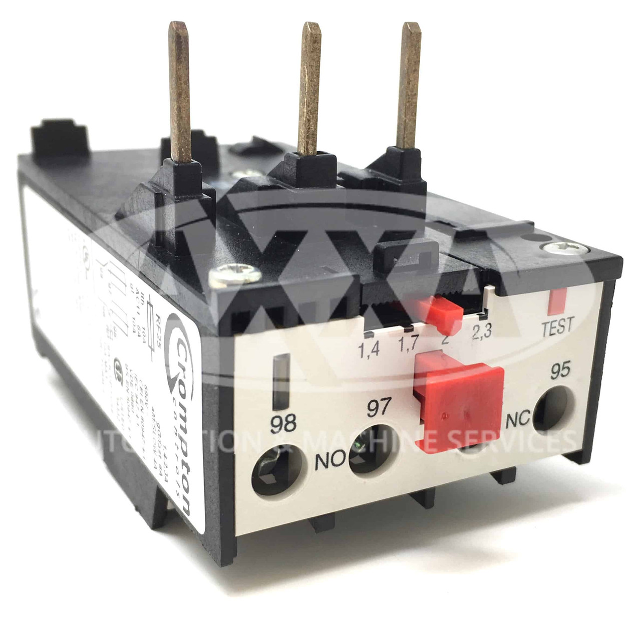 Overload Relay RF25-2.3 Crompton Controls 1.4-2.3A RF25/2.3 RF25.2.3 ...
