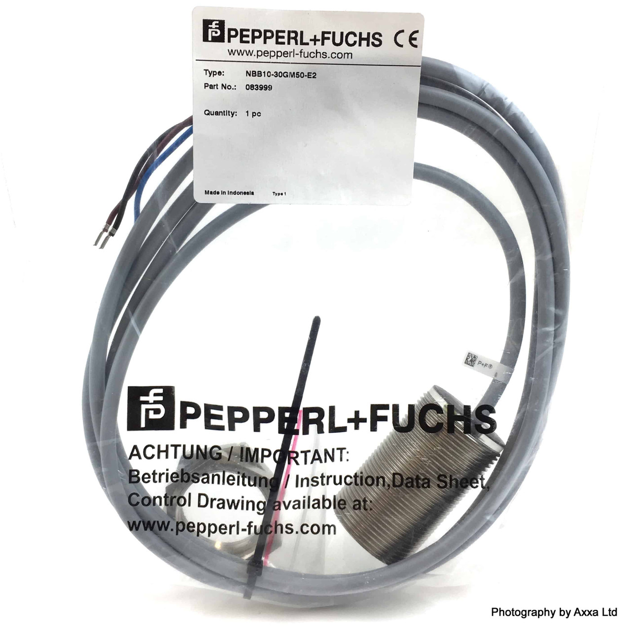 Inductive Sensor 083999 PepperL+Fuchs NBB10-30GM50-E2 - Axxa - Motor Control & Automation