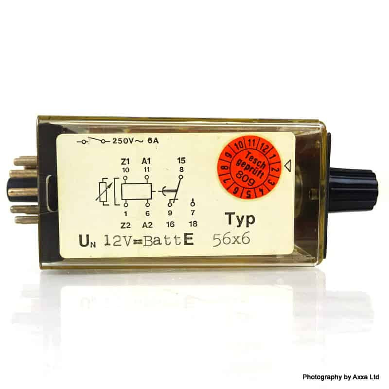 Timer Analogue E56.x6 Tesch Coil 12V=BattE 0.5-60 Seconds E56X6 - Axxa ...