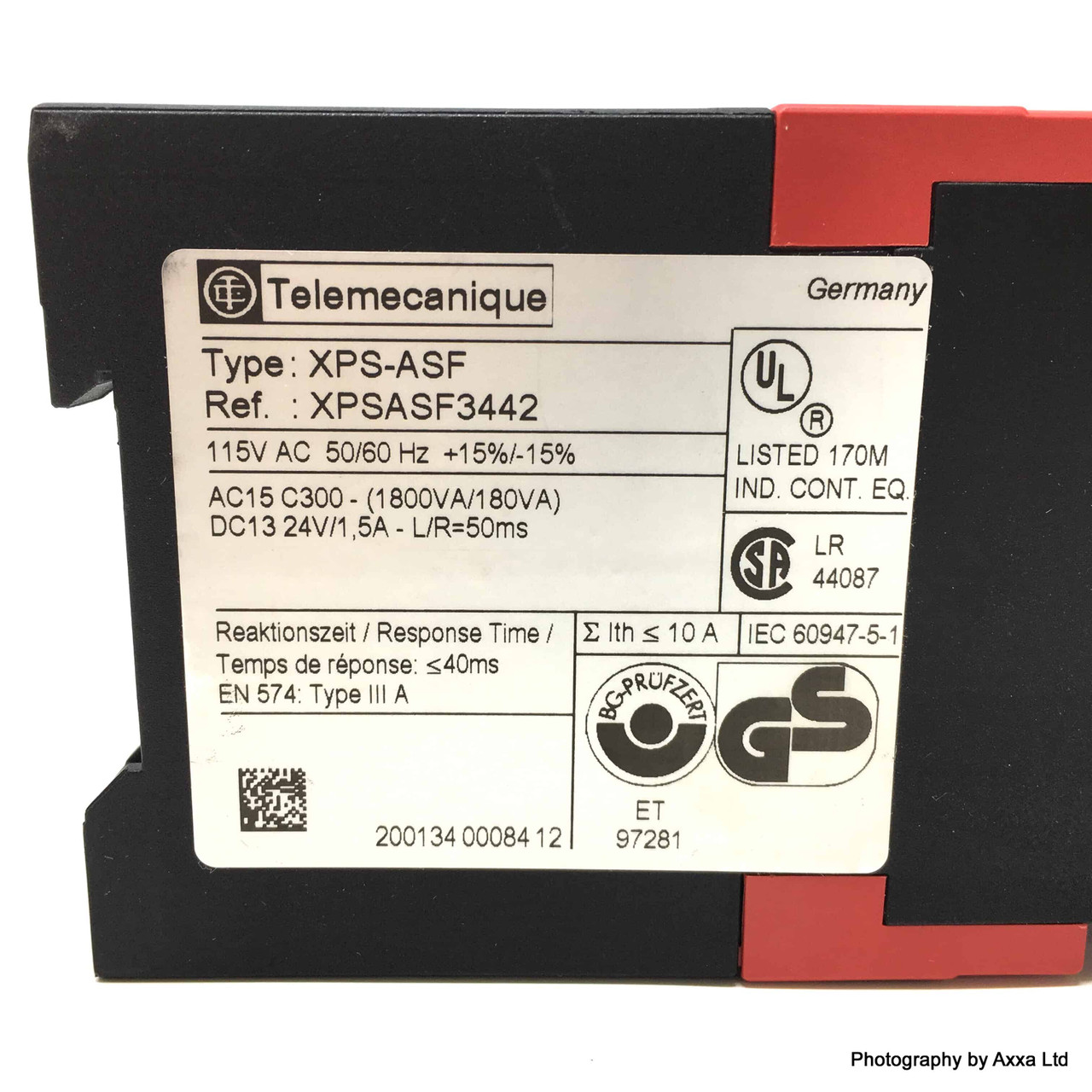 Monitoring Device for E Stop XPSASF3442 Telemecanique XPS-ASF - Axxa ...