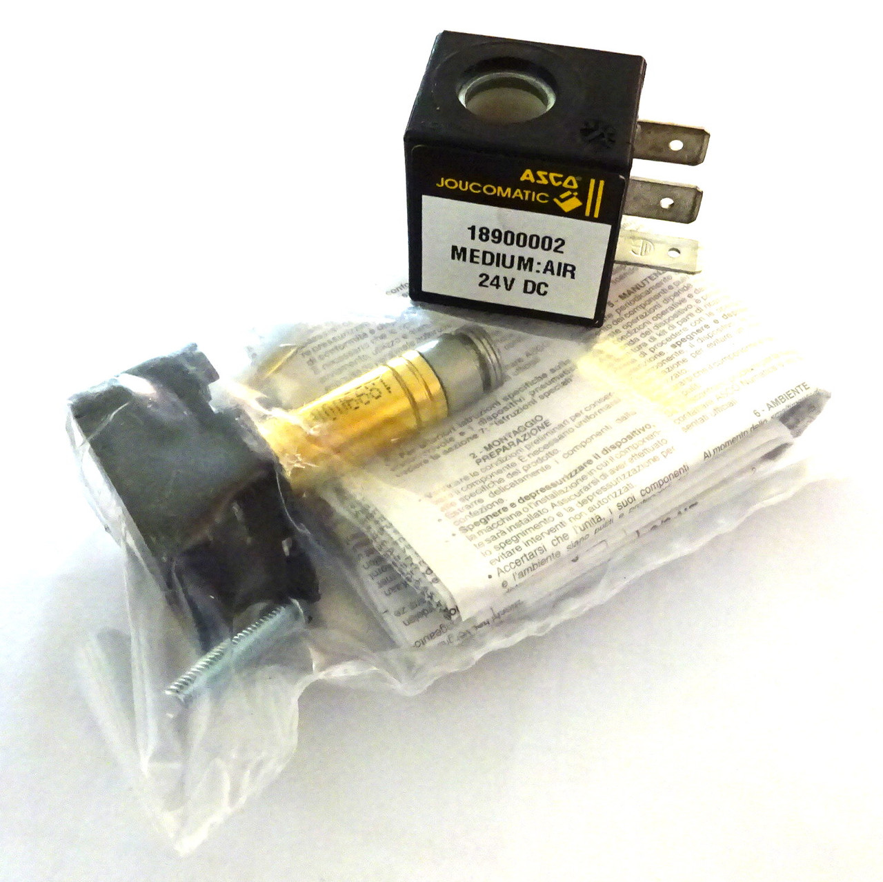 Solenoid Valve 430-04166 18900002-24VDC ASCO Joucomatic 43004166 Coil ...