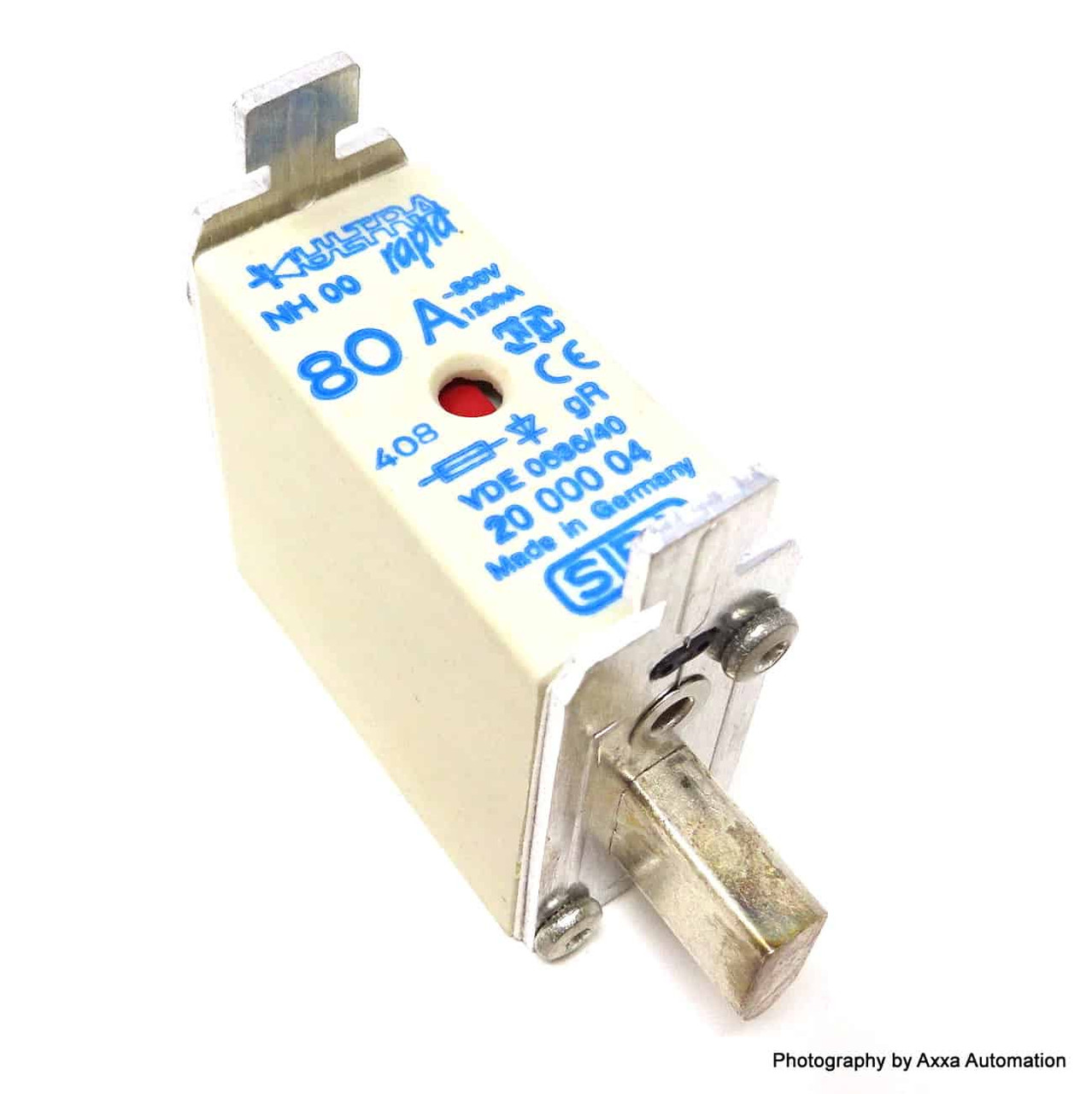 Fuse Link 20-000-04 Siba 80A NH00 2000004 - Axxa - Motor Control ...
