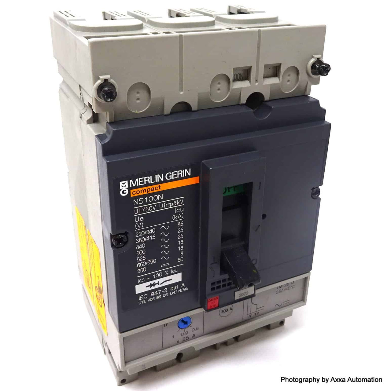 Compact Circuit Breaker NS100N-TM25D Merlin Gerin 25A NS100NTM25D ...