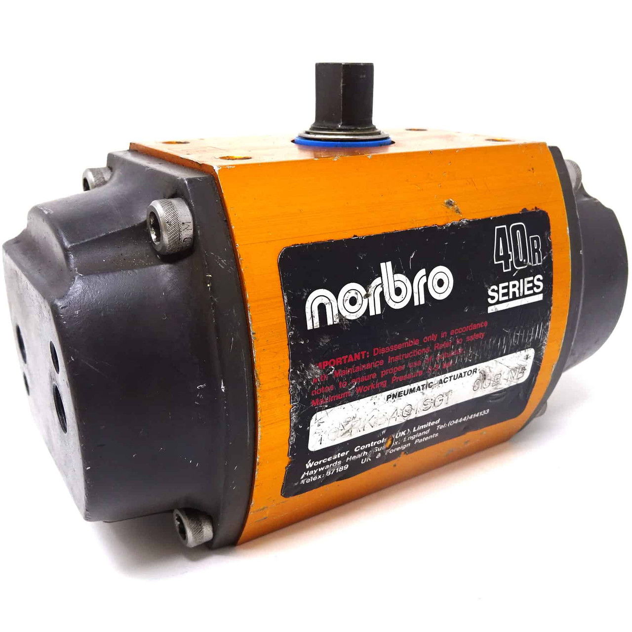 Pneumatic Actuator 10-RKB401SG1 Norbro 40R 10RKB401SG1 *Used* - Axxa ...