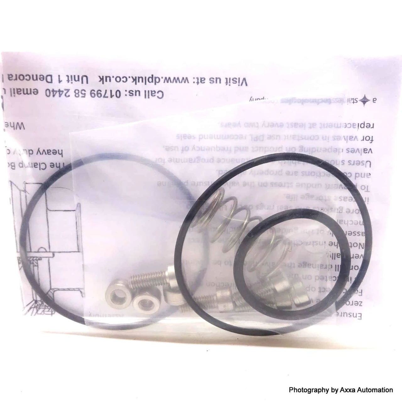 Valve Spares Kit KNR20E DPL KNR-20-E - Axxa - Motor Control & Automation