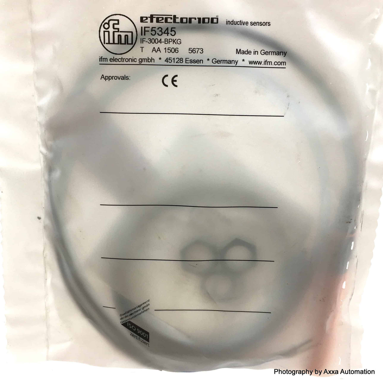 Inductive Sensor IF5345 IFM IF-3004-BPKG - Axxa - Motor Control ...