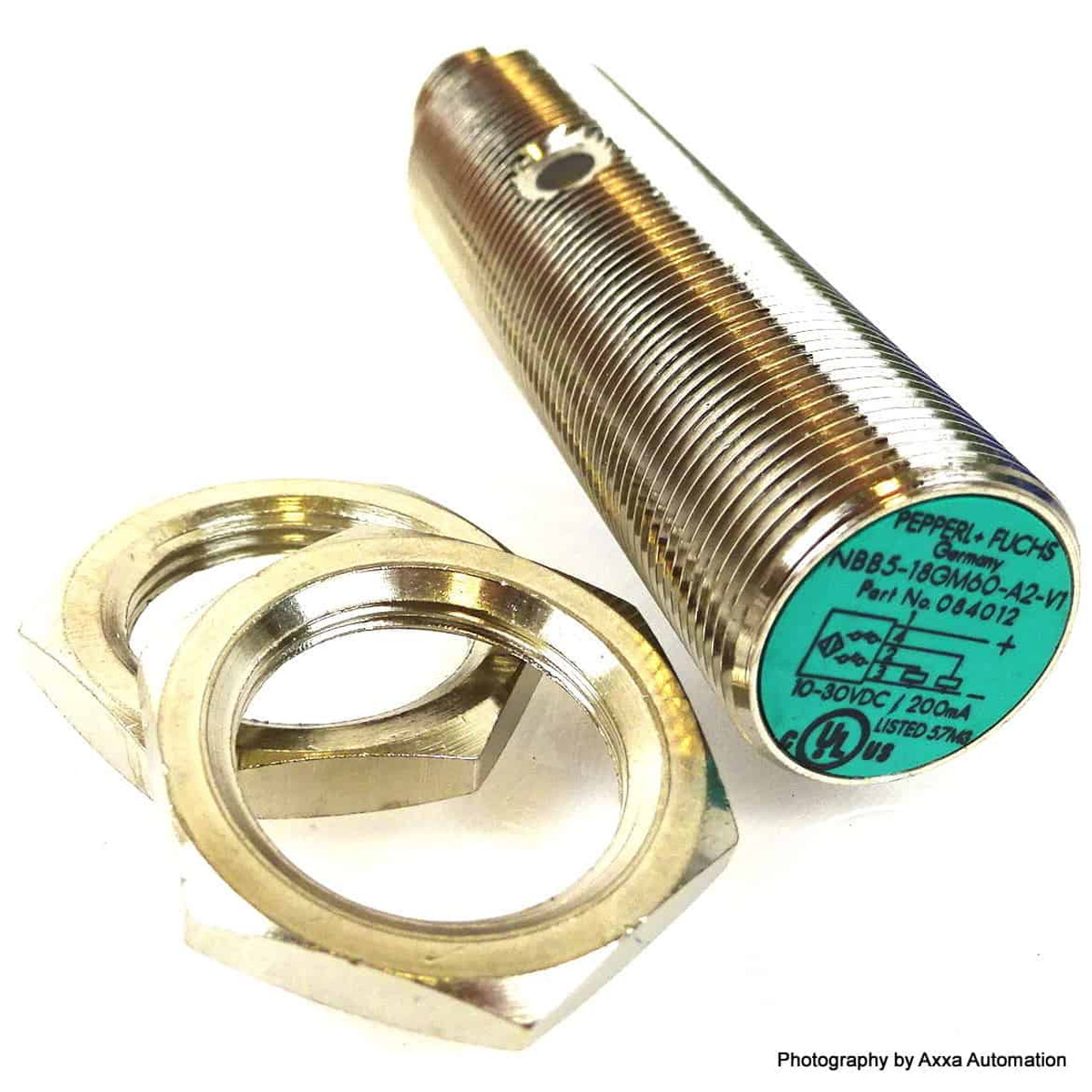 Inductive Sensor NBB5-18GM60-A2-V1 PepperL + Fuchs 84012 10-30VDC 70mm NBB518GM60A2V1 *New ...