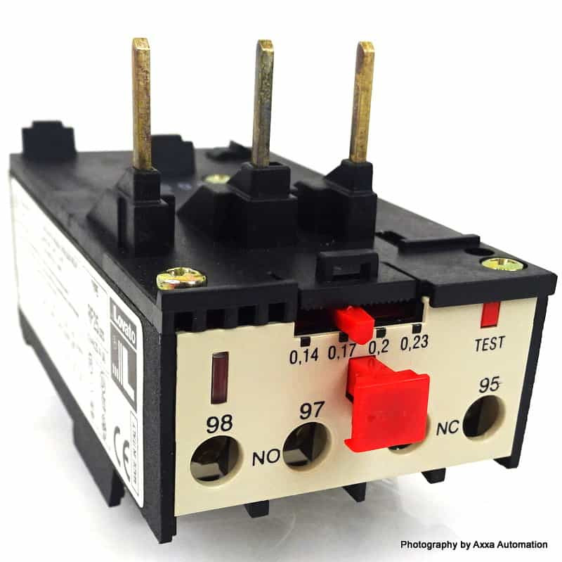 Overload Relay RF25-0.23 Lovato 0.14-0.23A RF25023 - Axxa - Motor ...