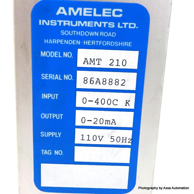 Transmitter AMT-210 Amelec 0-20mA AMT210 *New* - Axxa - Motor Control ...