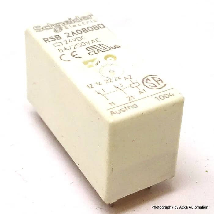 Relay RSB2A080BD Schneider 24VDC *New* - Axxa - Motor Control & Automation