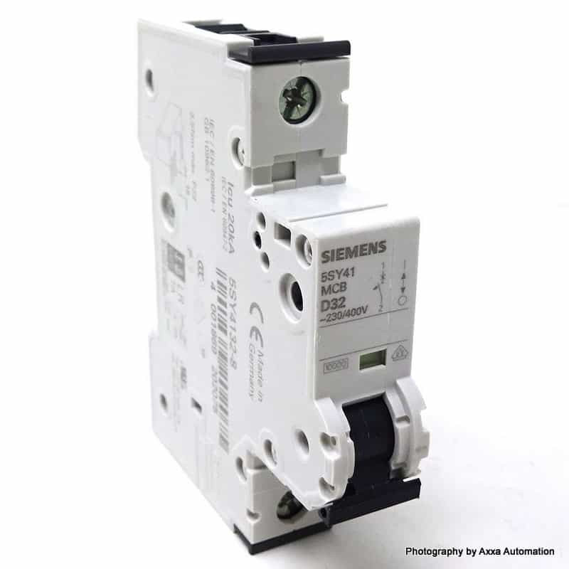 1P Circuit Breaker 5SY4132-8 Siemens 32A D-Curve 5SY41328 - Axxa ...