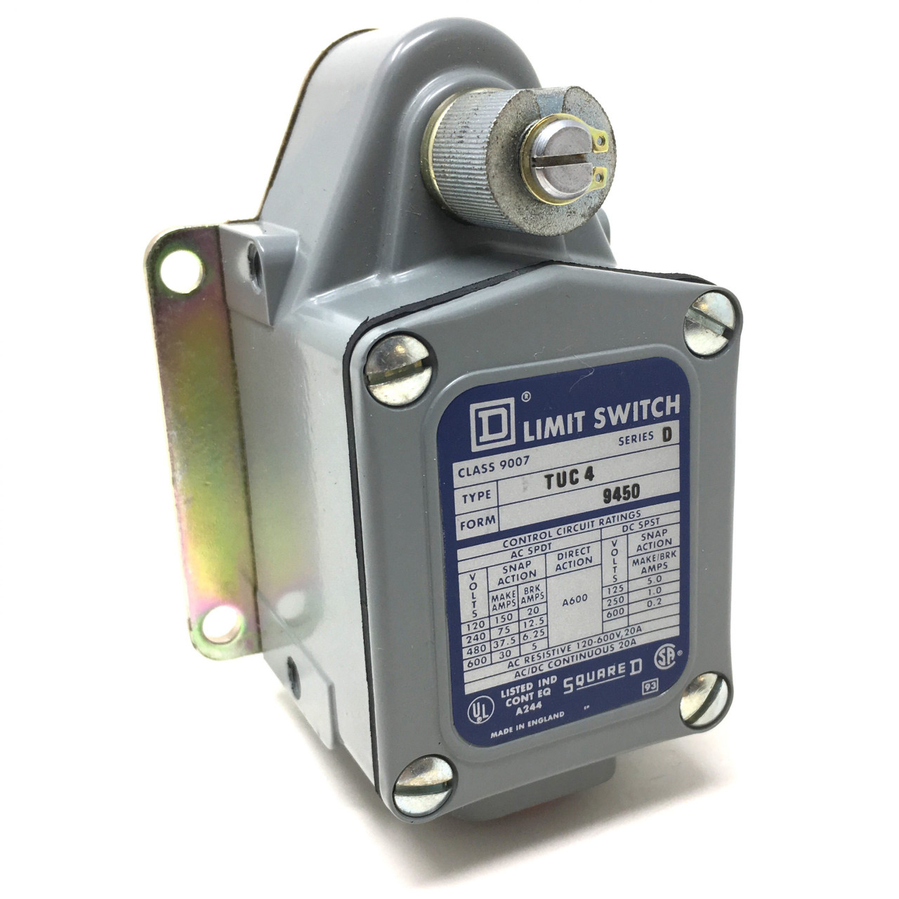 Limit switch 9007-TUC4 Square D 9007TUC4 - Axxa - Motor Control ...