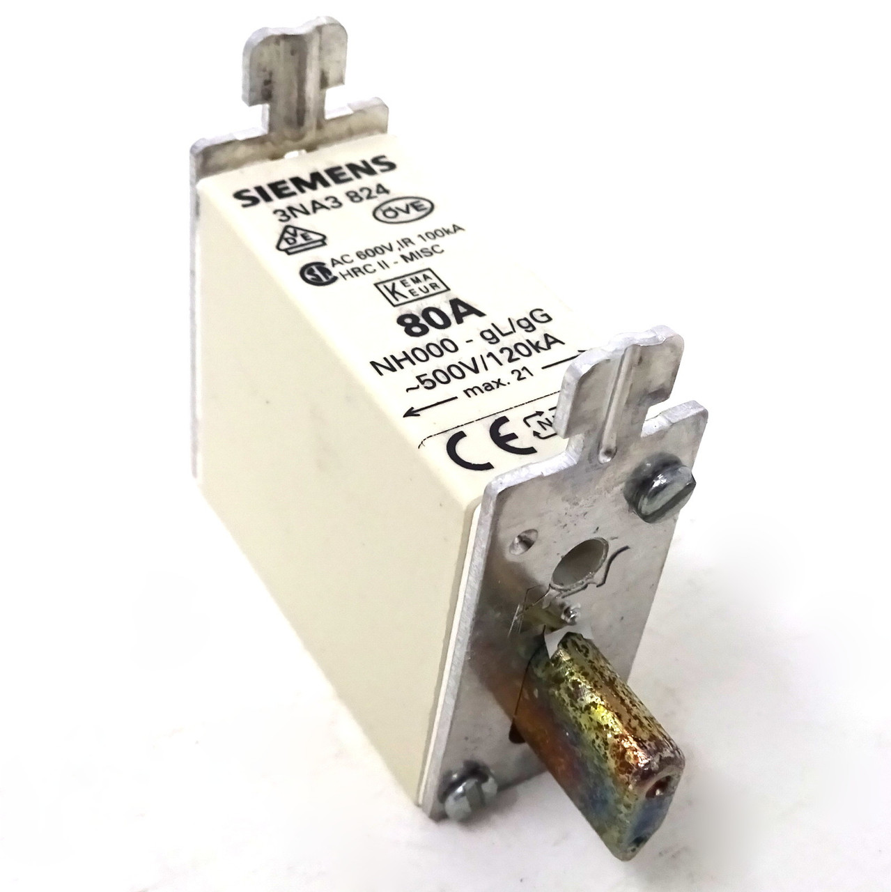 Fuse 3NA3824 Siemens 80A 3NA3-824 *Pack of 6* - Axxa - Motor Control ...
