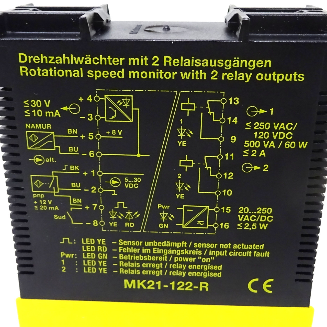 Rotational Speed Monitor MK21-122-R Turck *New* - Axxa - Motor Control ...