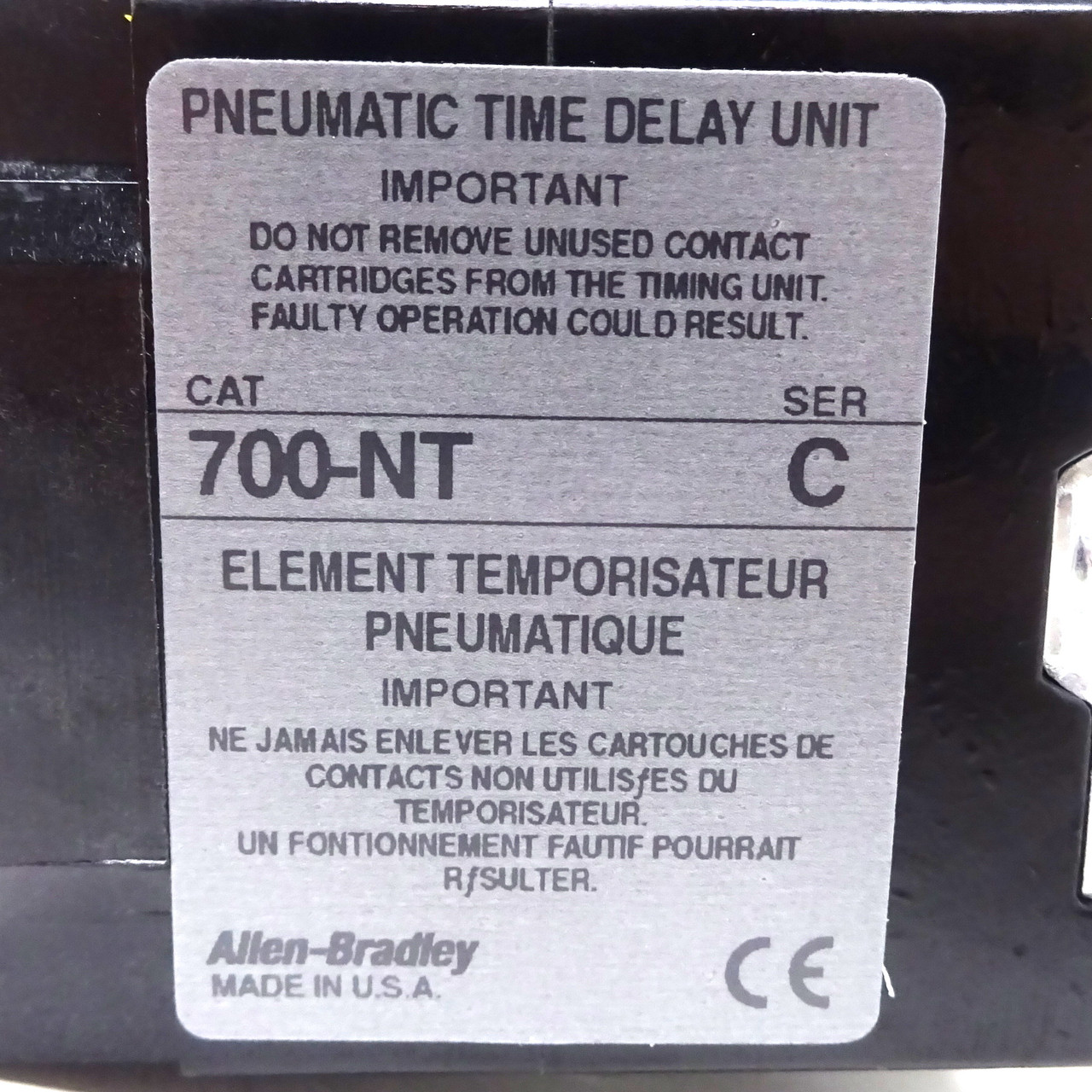 Timer 700-NT Allen-Bradley 700NT *New* - Axxa - Motor Control & Automation