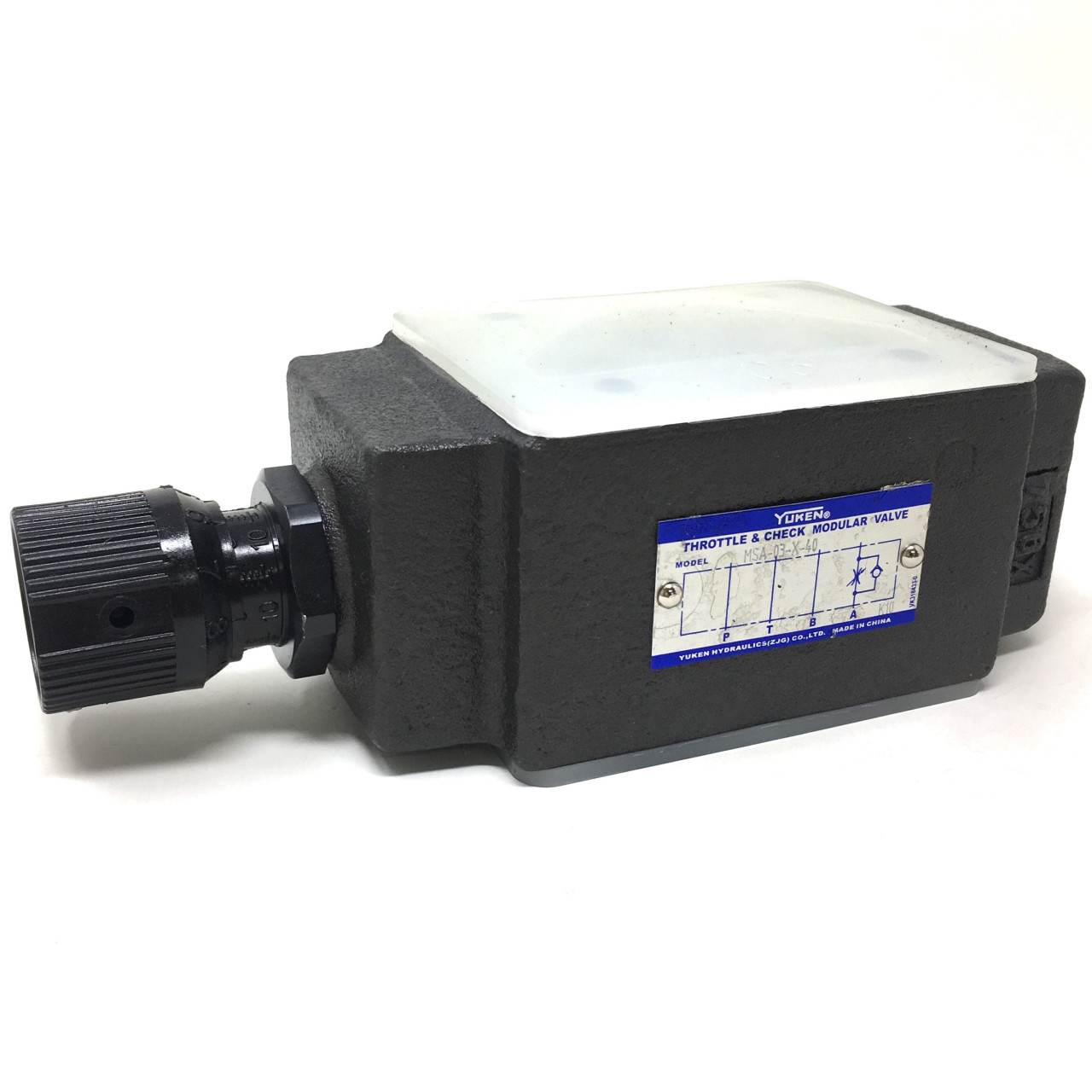 Throttle & Check Valve MSA-03-X-40 Yuken MSA03X40 - Axxa - Motor ...
