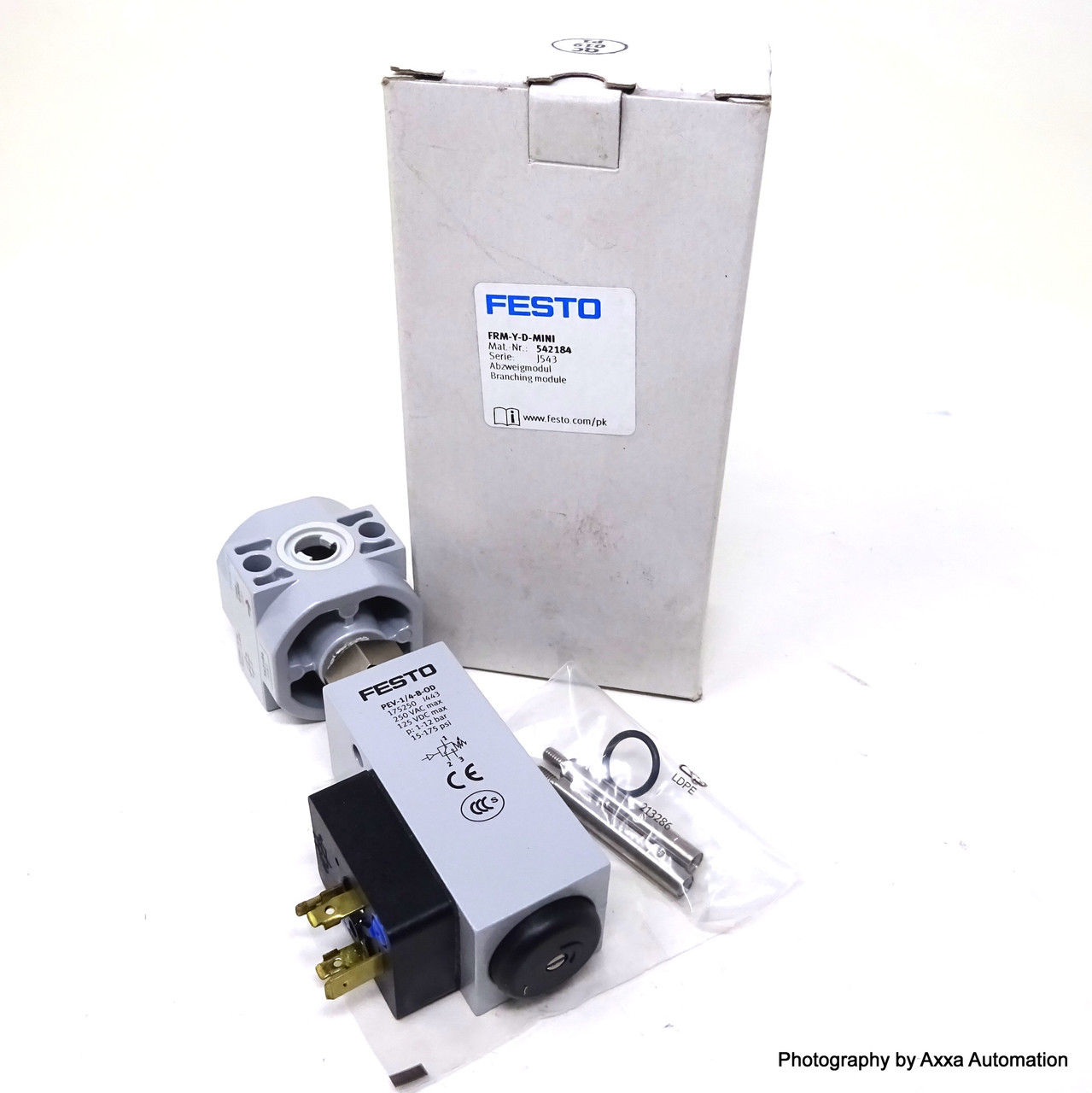 Branching Module FRM-Y-D-MINI Festo 542184 - Axxa - Motor Control ...