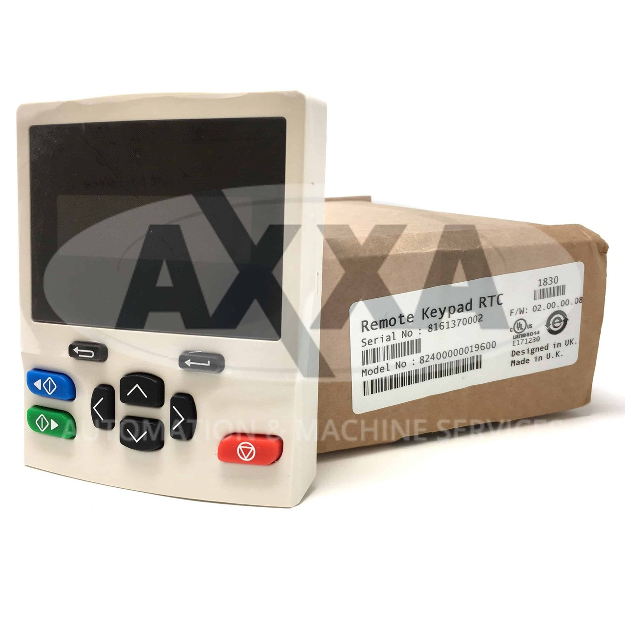 Remote Keypad RTC 82400000019600 Nidec - Control Techniques M200/C200 ...