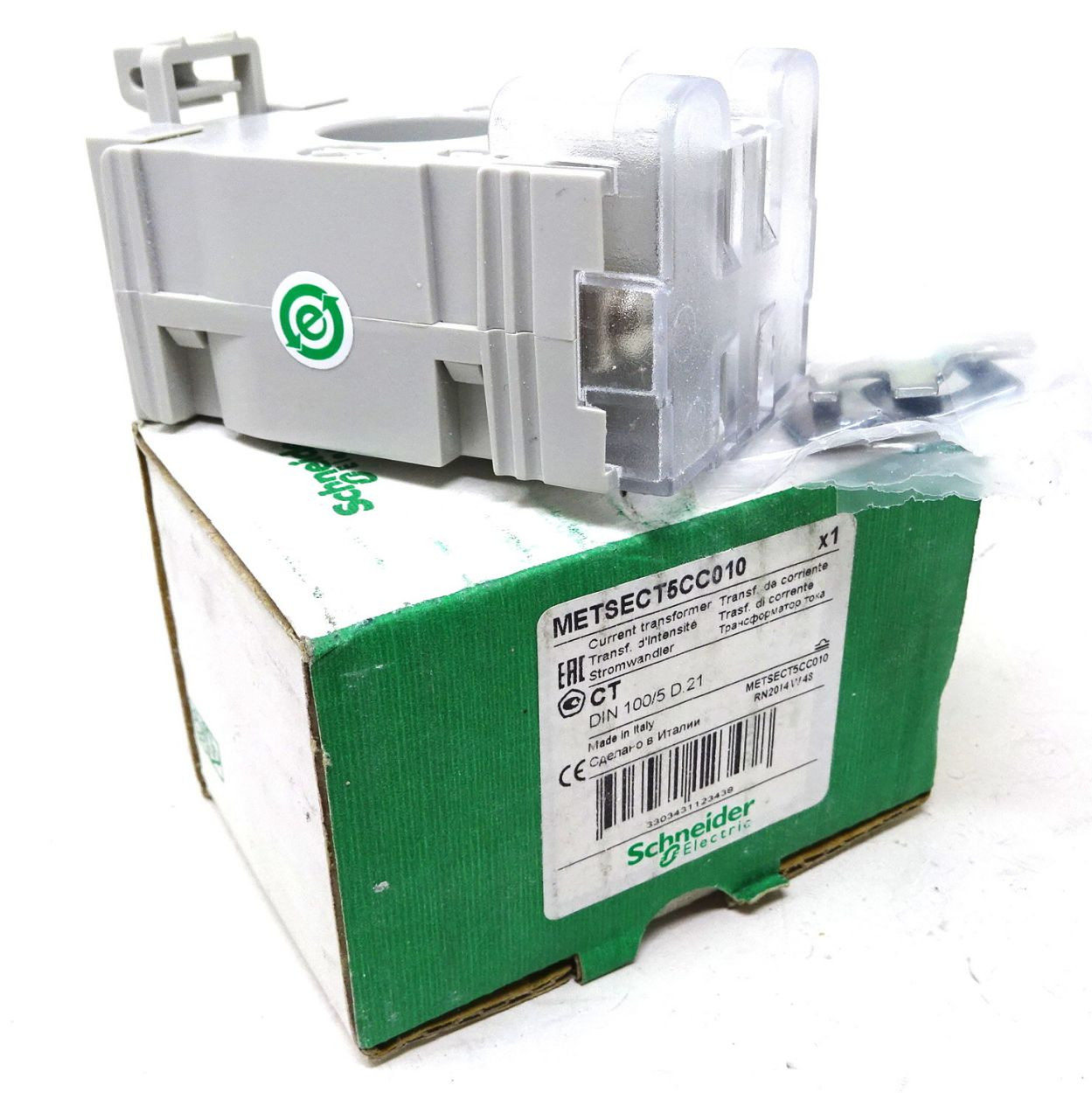 Current Transformer METSECT5CC010 Schneider 100:5 - Axxa - Motor ...