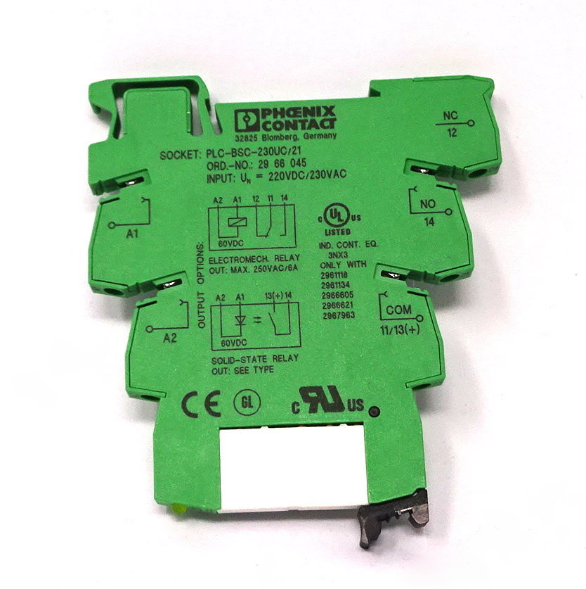 Interface Relay Module PLC-RSC-230UC/21AU Phoenix Contact 220VDC/230VAC ...