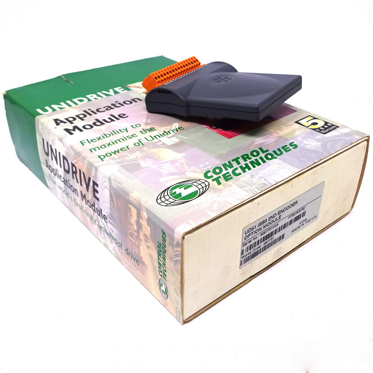 Extra I/O Option Module UD51-ISS.3 Control Techniques *New* - Axxa ...