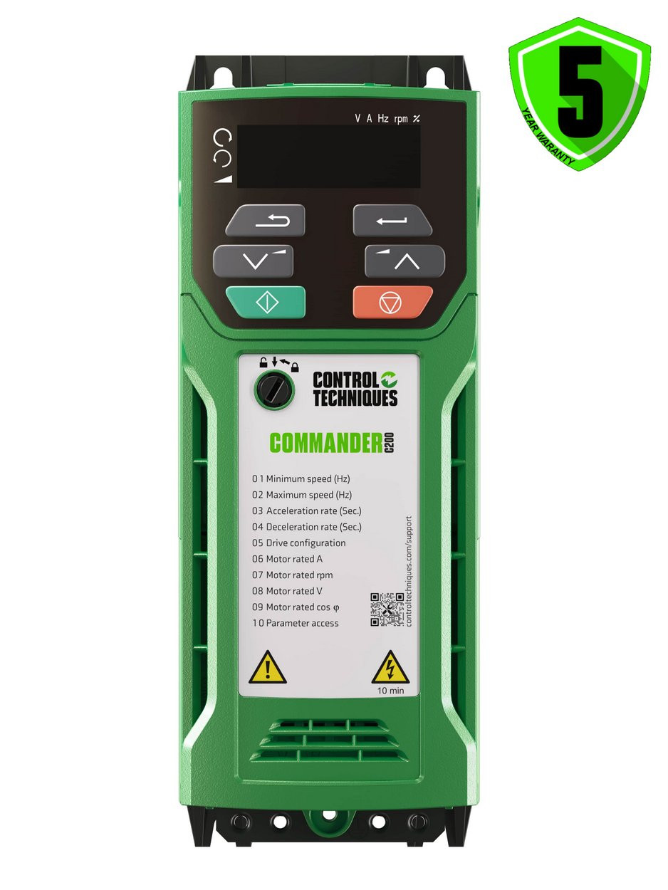 Commander Drive C300-02200033 Nidec - Control Techniques 1ph/3ph 0.55kW ...