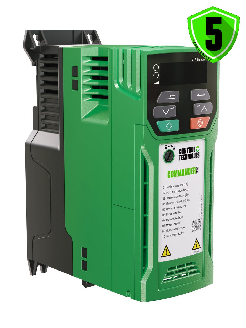 Commander Drive C300-02200042 Nidec - Control Techniques 1ph/3ph 0.75kW ...